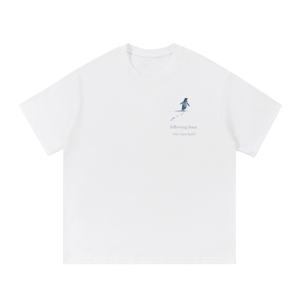 Lone Penguin Follow Jesus Tee – Follow HIM Apparel
